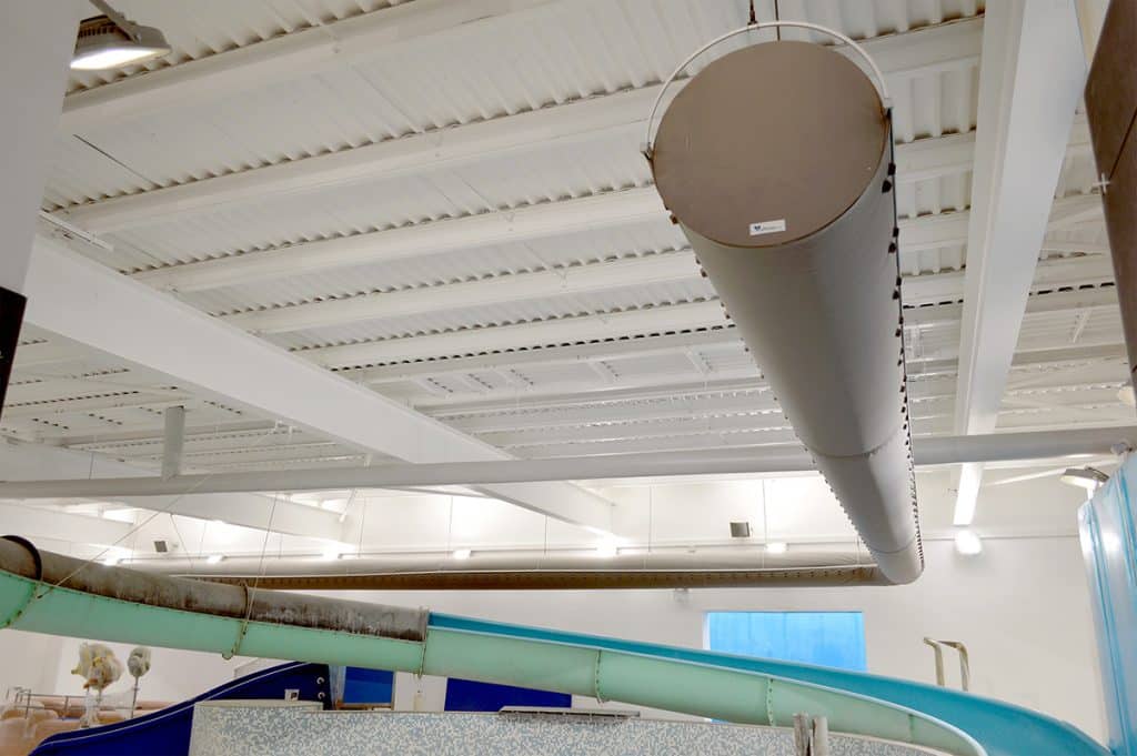 Bath Sports & Leisure Centre Fabric Ducting Case Study | Prihoda UK